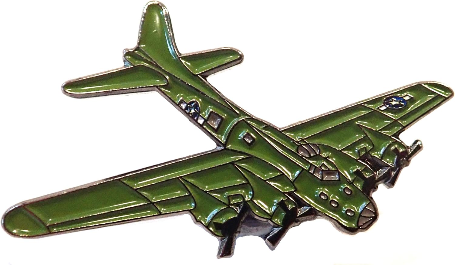 Mainly Metal Enamel Pin Badge USAF Flying Fortress WW2 Bomber Aircraft ...