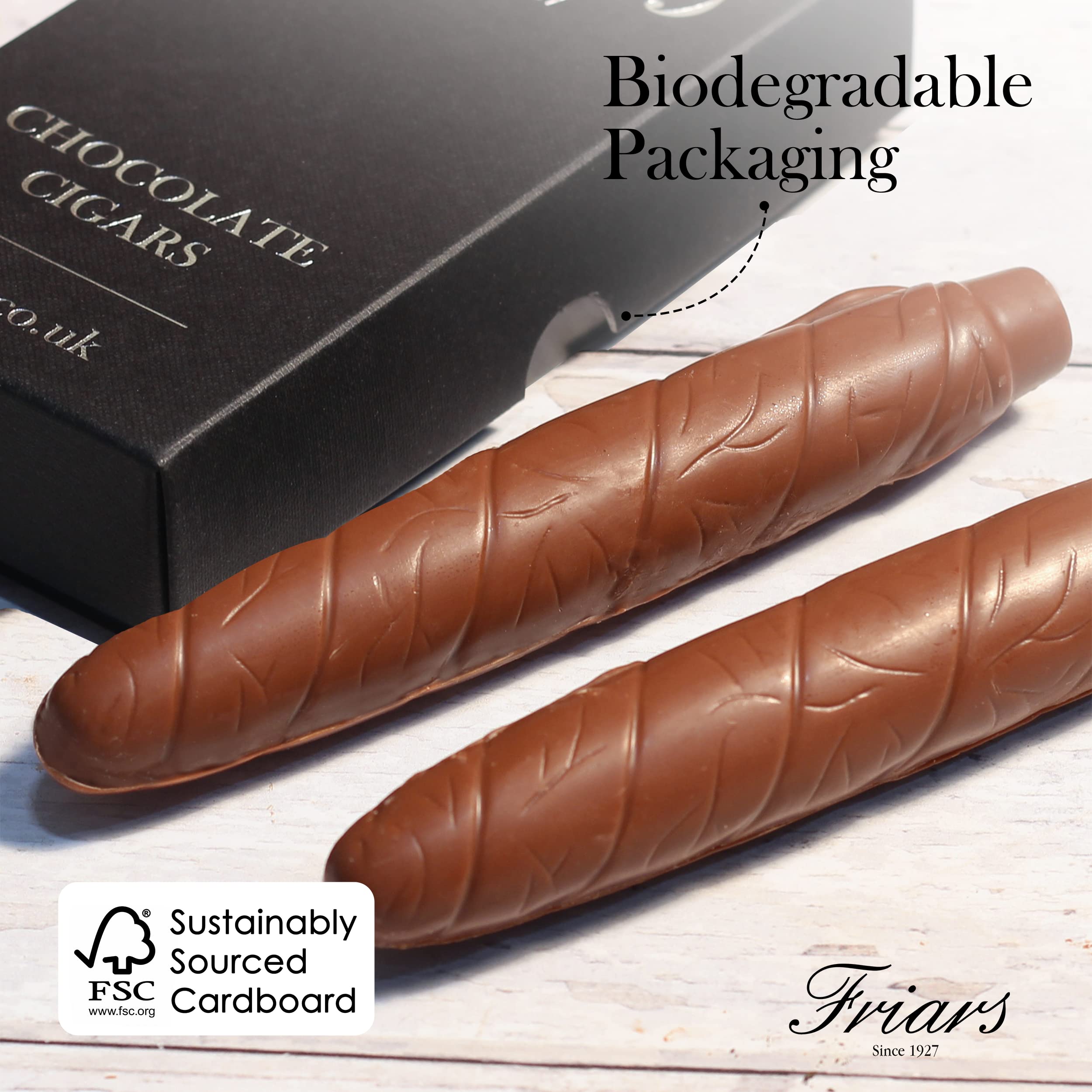 Mua Friars Chocolate Cigar Gift Box - 3 Cigars, 165G | Solid Belgian ...