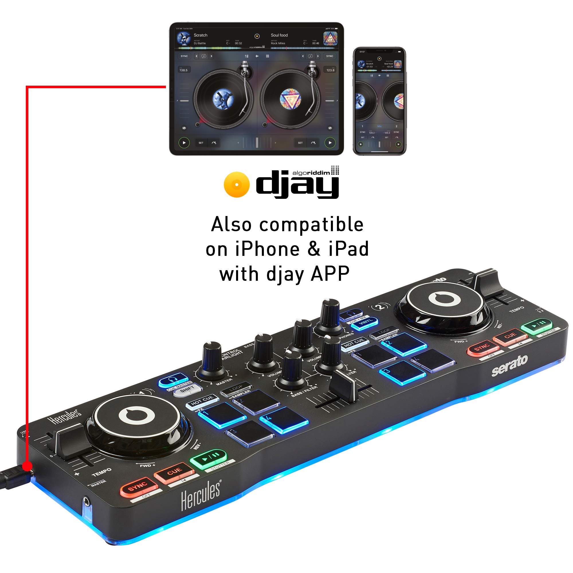 Mua Hercules DJ Control Starlight, Compact, Lightweight, DJ Controller ...