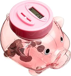 Amazon.com: Perfect Solutions Digital Coin-Counting Piggy Bank: Kitchen ...