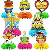 Amazon.com: 8pcs Cartoon Birthday party table decorations,Cartoon Party ...
