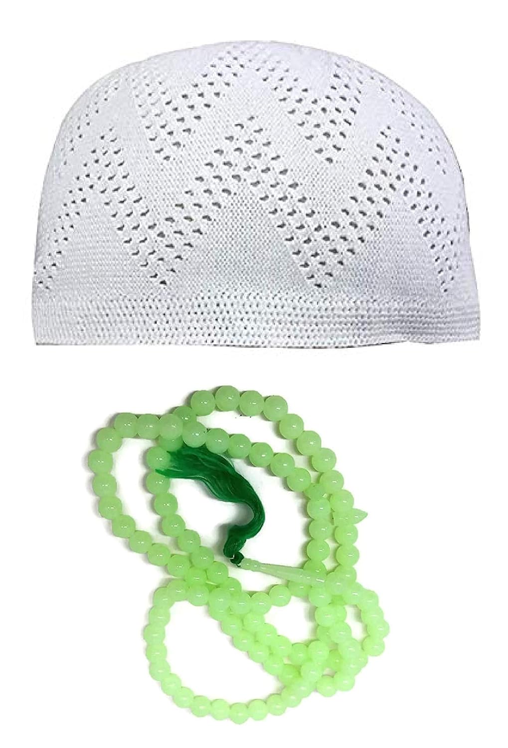 Buy Lussoro Islamic Cap Men's Cotton Sufi Muslim Namaz Topi/Prayer Cap ...