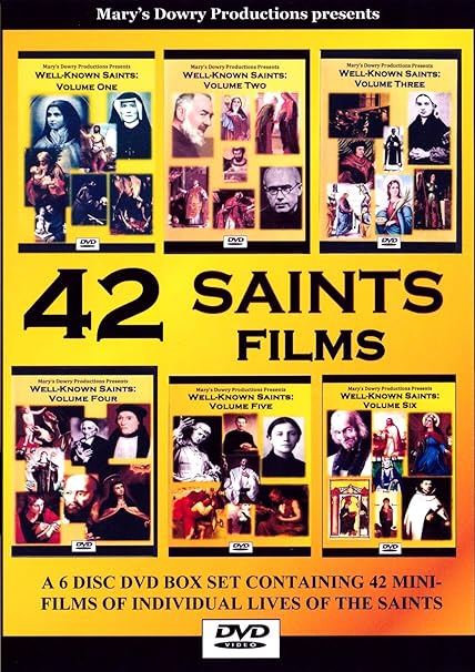 Amazon.com: 42 Saints Films Box Set - Lives of the Saints 6 DVDs ...