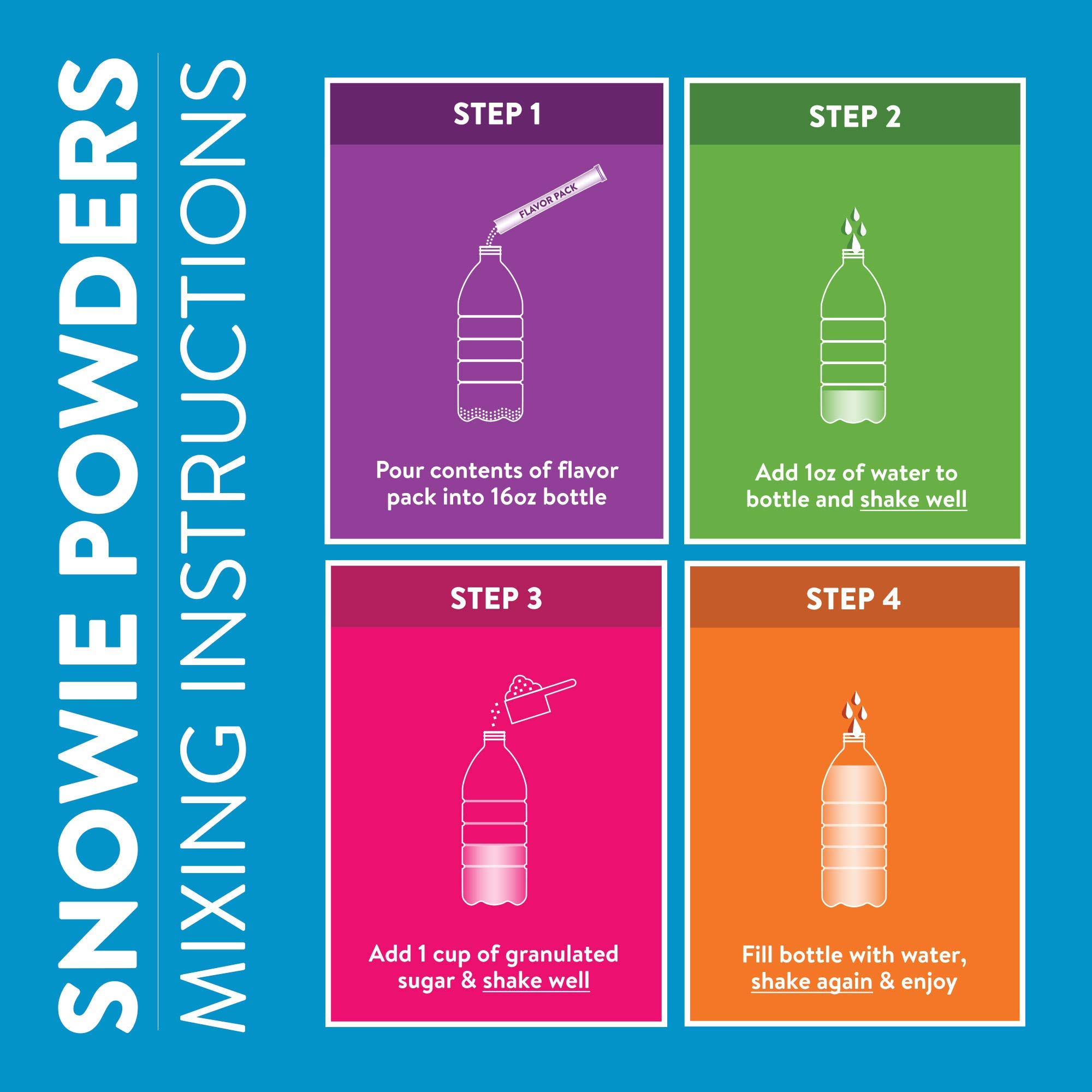 Mua SNOWIE - Original Flavor Powders, Just Add Water & Sugar Shaved Ice ...