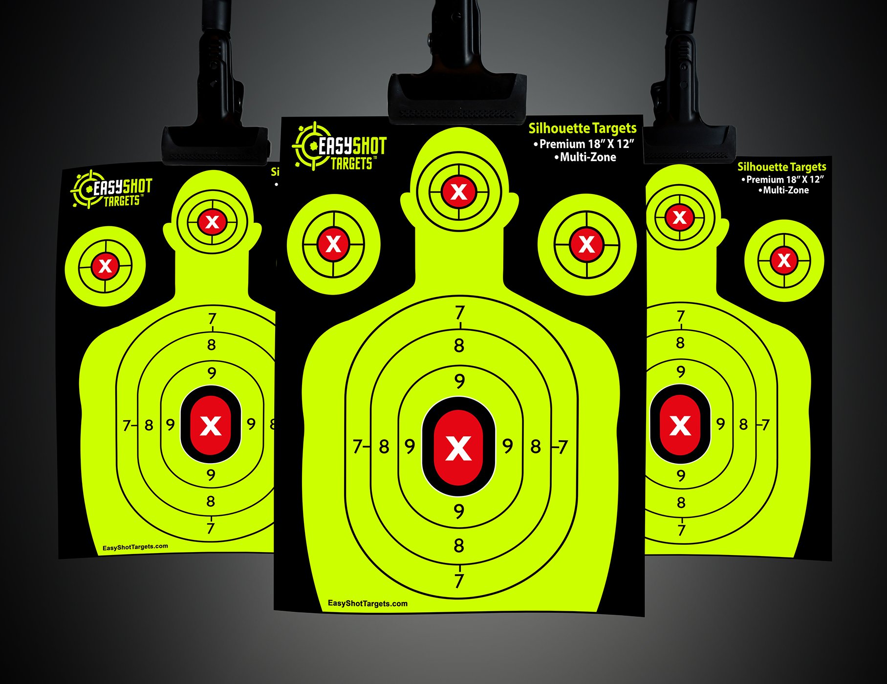 10pc 18"x12" Shooting Splatter Target Gun Shot High Visibility ...