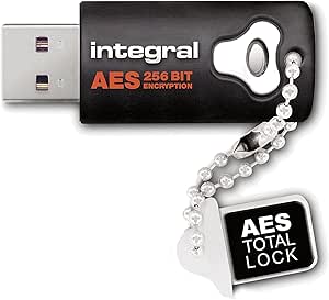 Amazon.com: Integral 8GB Crypto Drive - FIPS 197 Encrypted USB ...