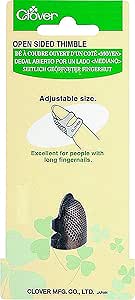Amazon.com: Clover Metal Open-Sided Thimble, Small