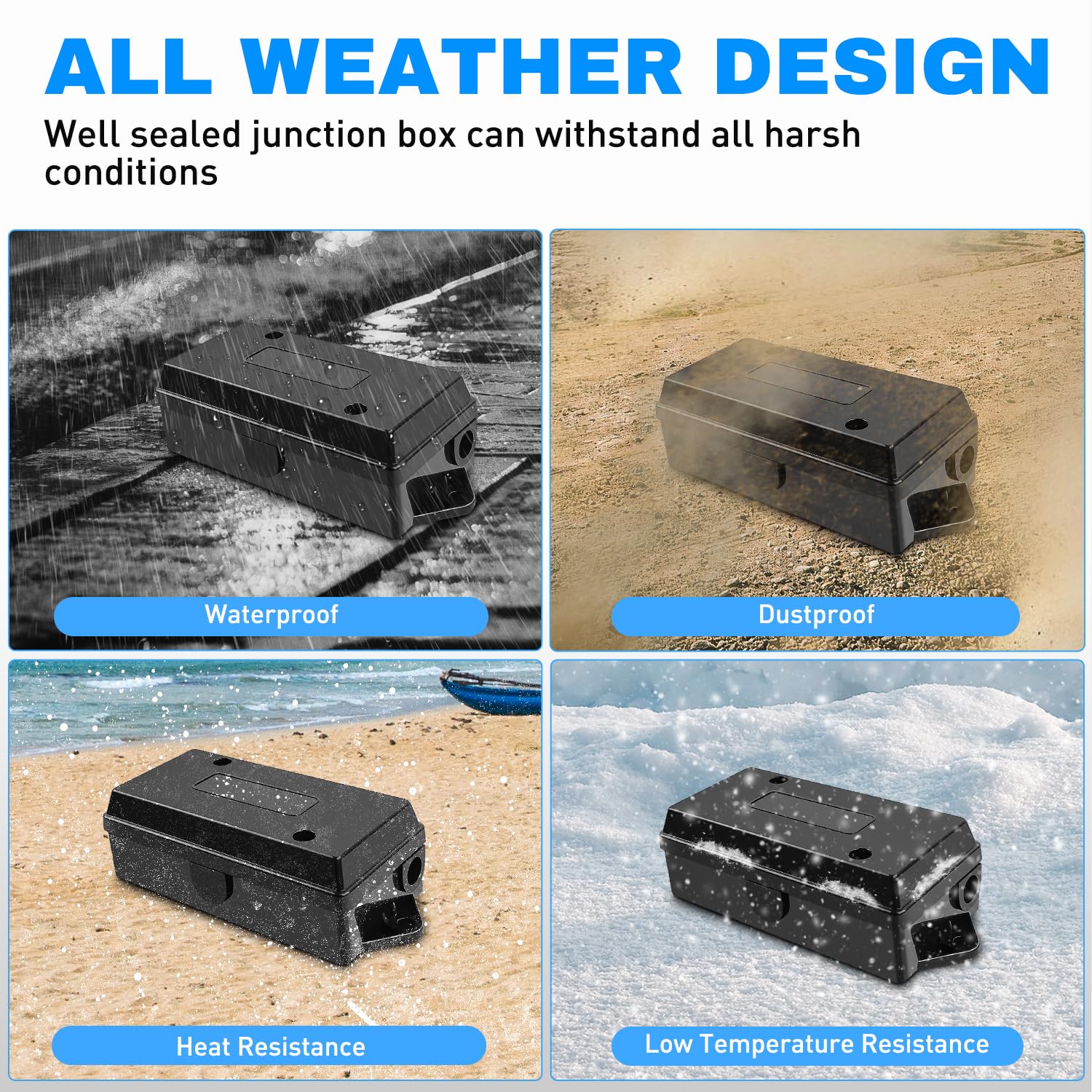 Mua Nilight - 50048R 7 Way Electrical Trailer Junction Box 7 Gang ...