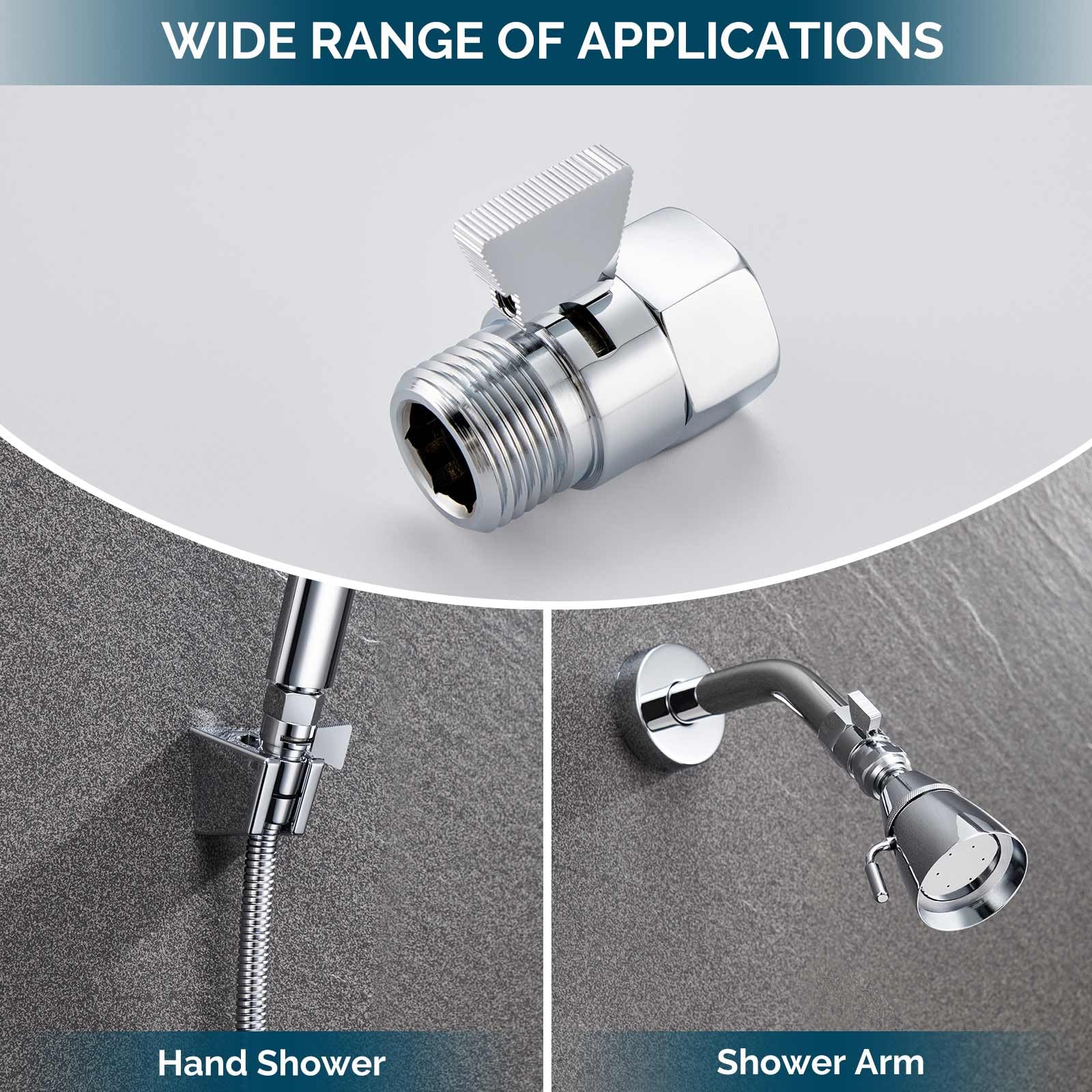 Mua Angle Simple Shower Flow Water Valve, Brass Shut Off Valve for Hand ...