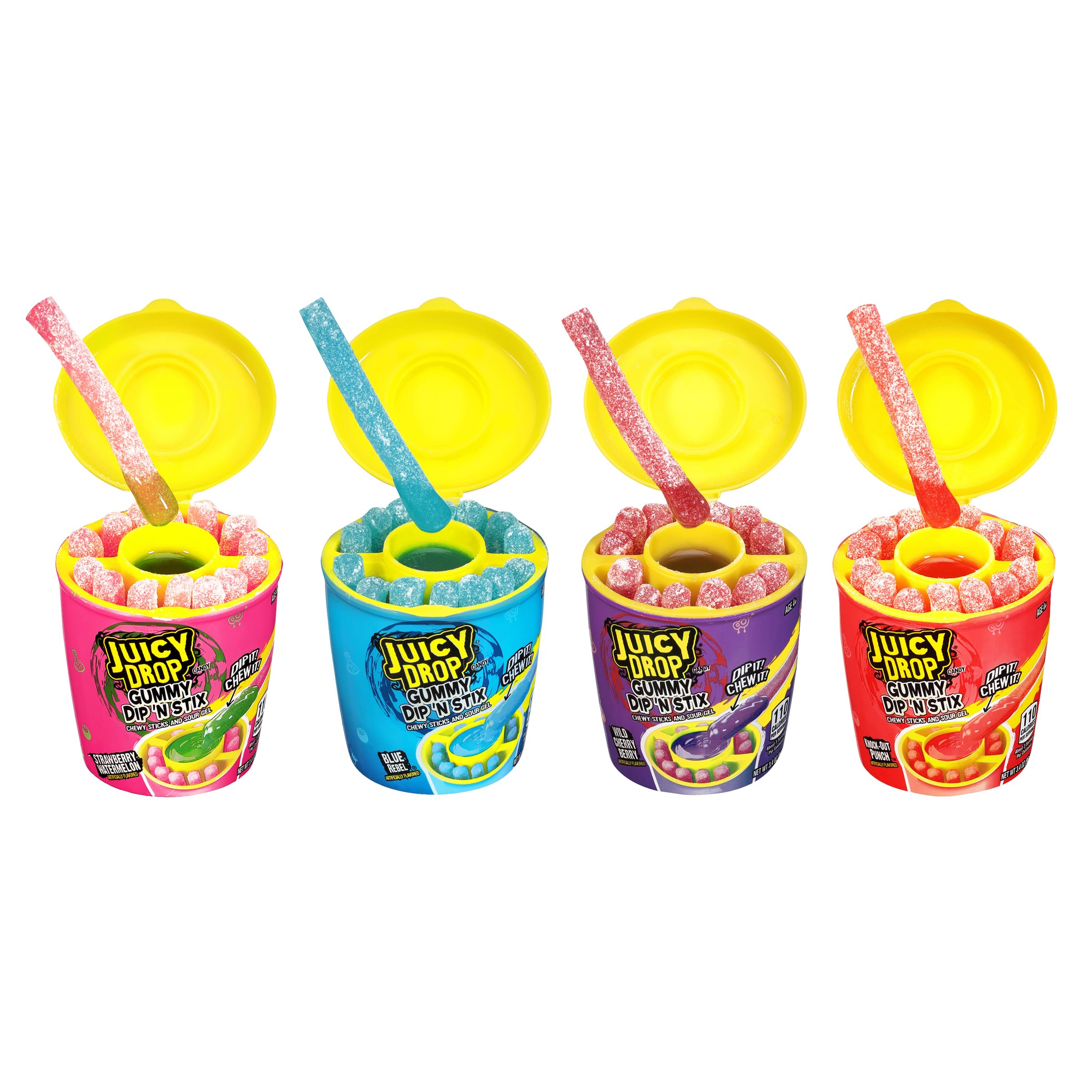 Mua Juicy Drop Gummy Dip 'N Stix, Sweet Gummy Sticks W/ Sour Dipping ...