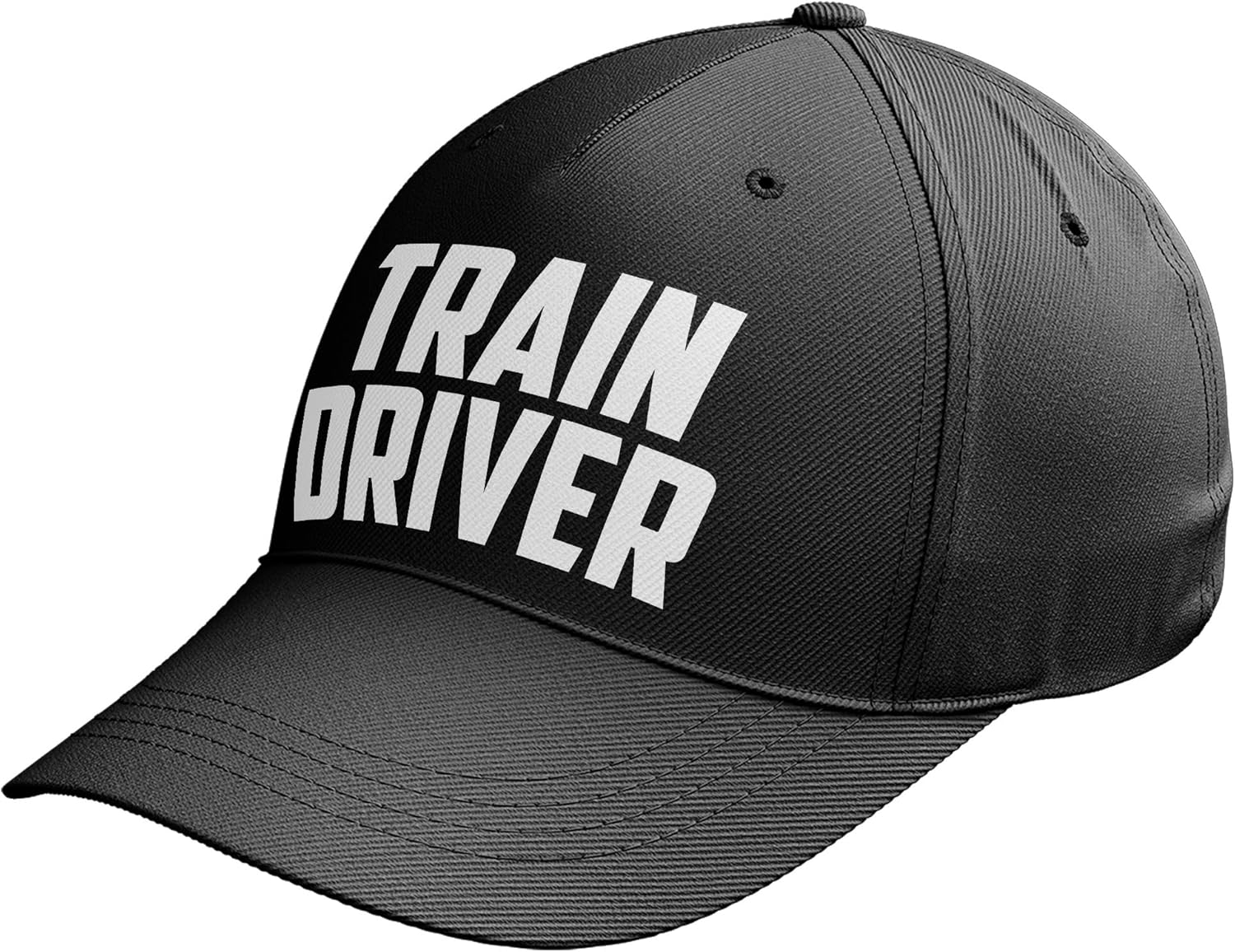Purple Print House Train Driver Baseball Cap - Funny Birthday Train ...