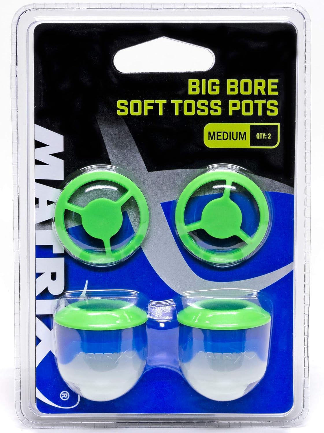 Fox Matrix Big Bore Flexi Toss Pots - 2 Becher zum Anfüttern mit der ...