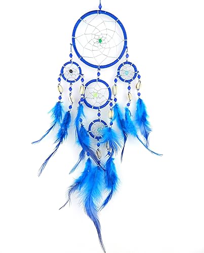 large dream catcher purple pink turquoise dreamcatcher: Amazon.co.uk ...