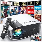 Amazon.com: Projector with 5G WiFi and Bluetooth, GooDee Full HD 1080P ...