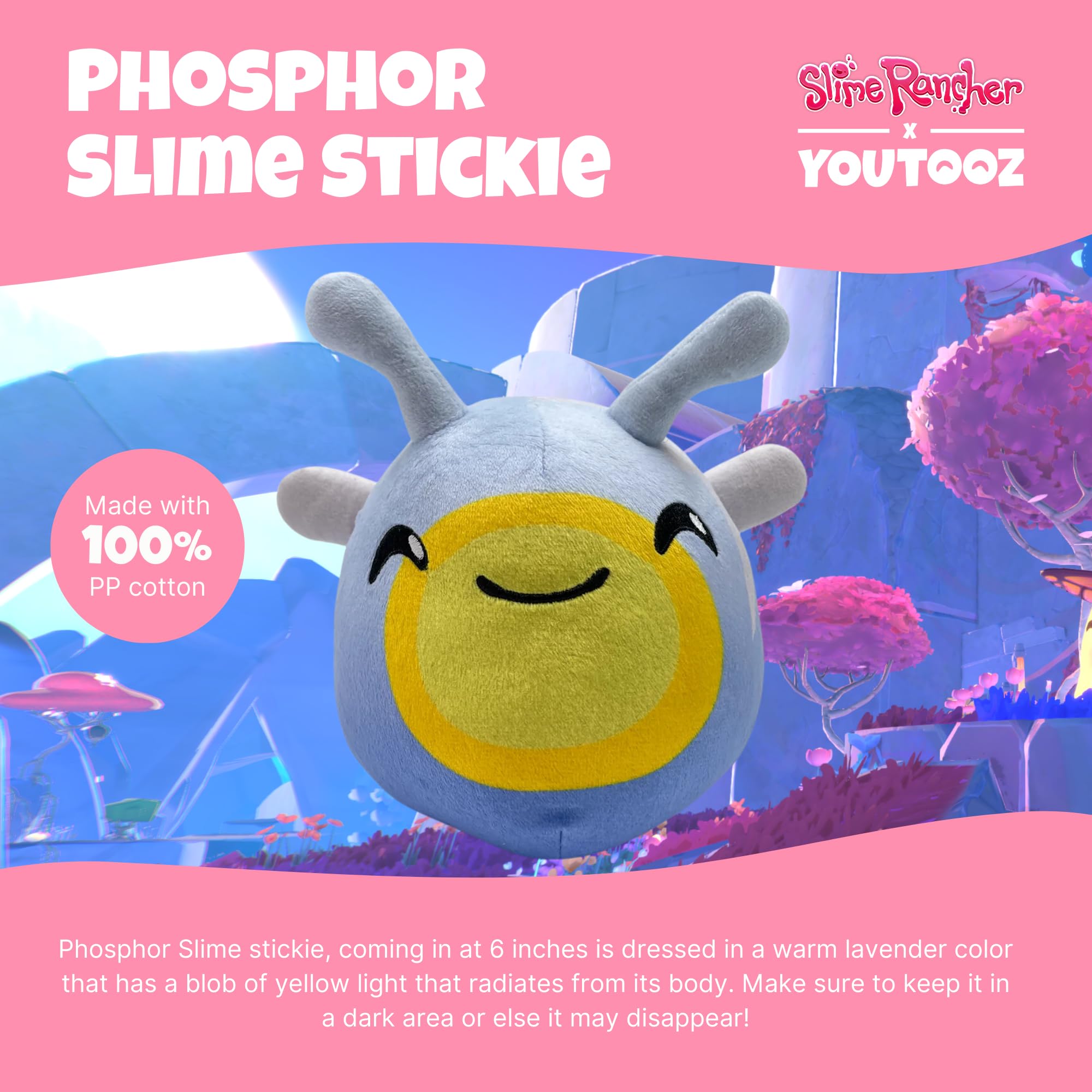 Mua Youtooz Phosphor Slime Plush Stickie, 6" Inch Super Soft Magnetic ...
