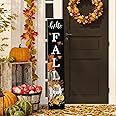 Amazon.com : Hello Fall Porch Sign 47.2"Thanksgiving Door Decoration ...