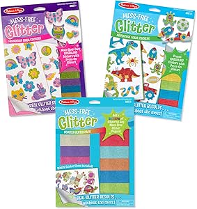 Amazon.com: Melissa & Doug Mess-Free Glitter Value Pack - Stickers ...
