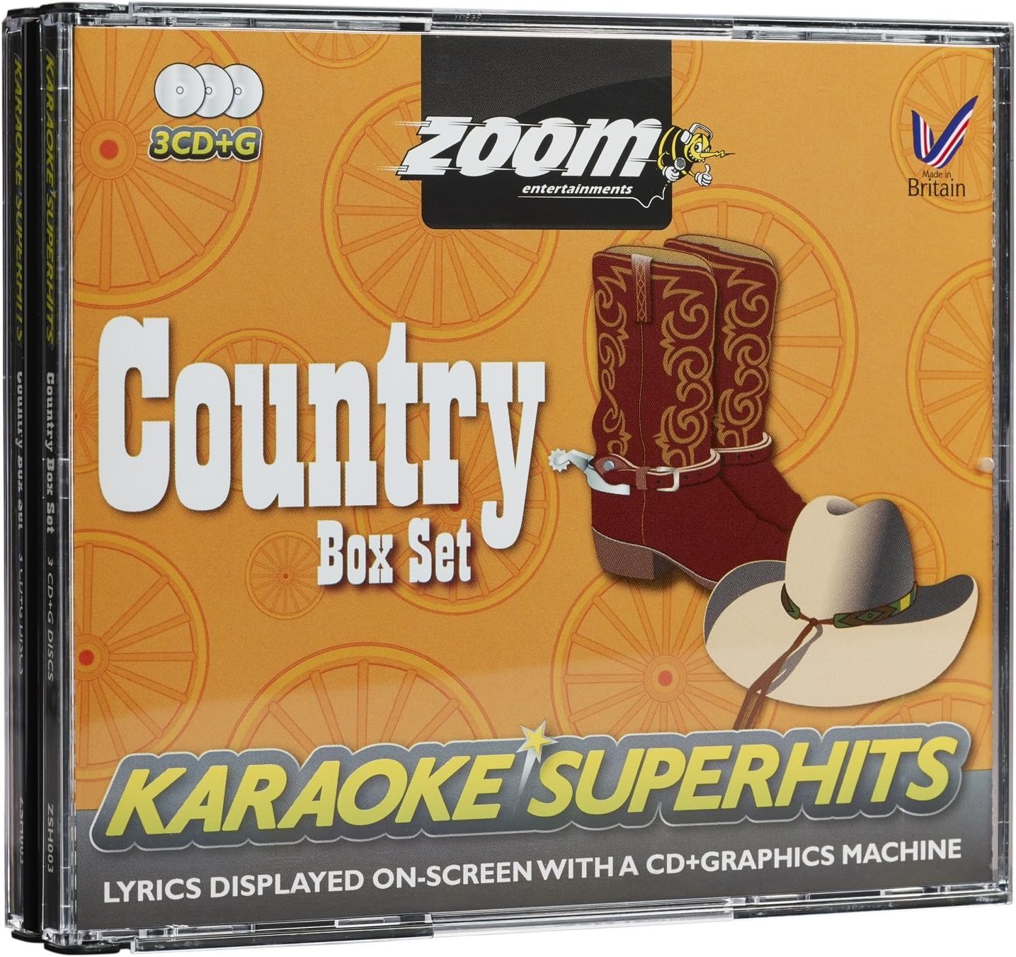 Zoom Karaoke CD+G - Country Superhits - Triple CD+G Karaoke Pack ...