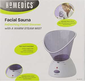 Homedics Facial Refresher Facial Sauna and Inhaler (White): Amazon.ca ...