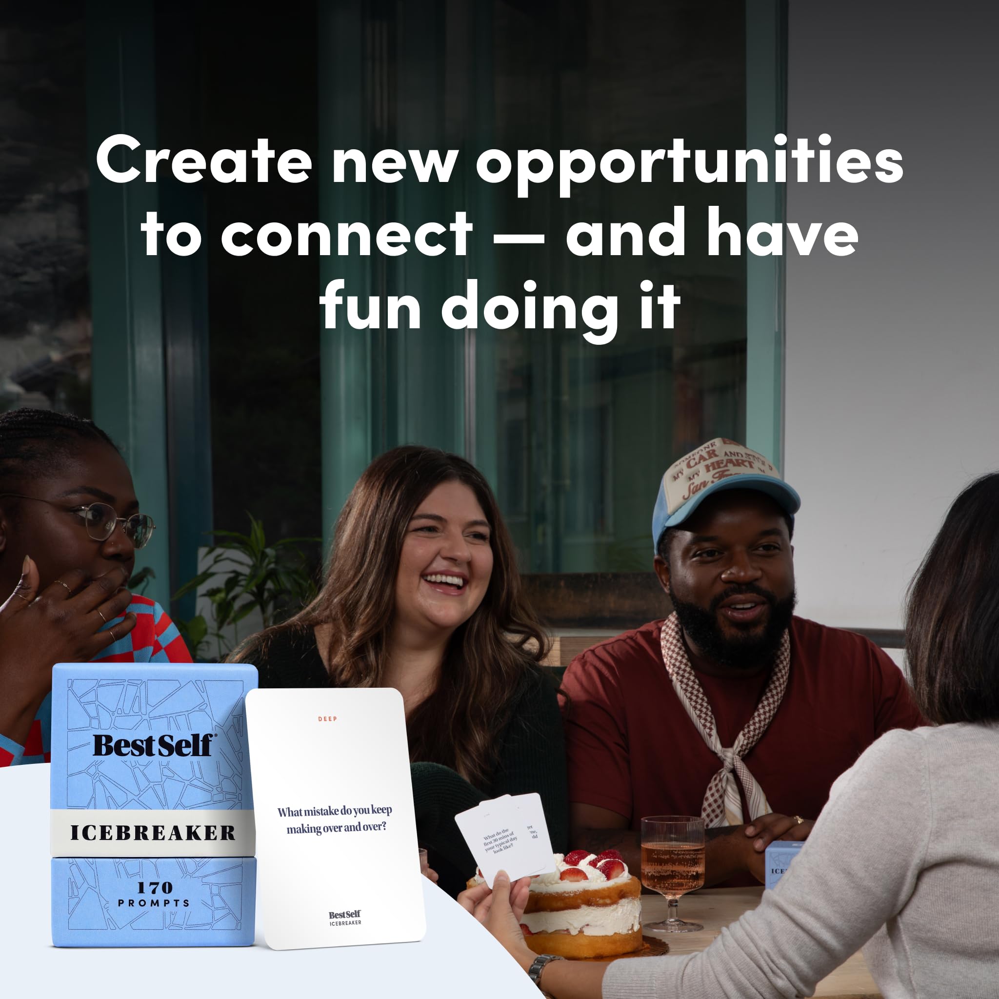 Mua BestSelf Icebreaker Card Deck – 170 Conversation Starters to Spark ...