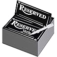 Amazon.com: Resurhang 300 Pcs Paper Table Reserved Sign with Name Line ...