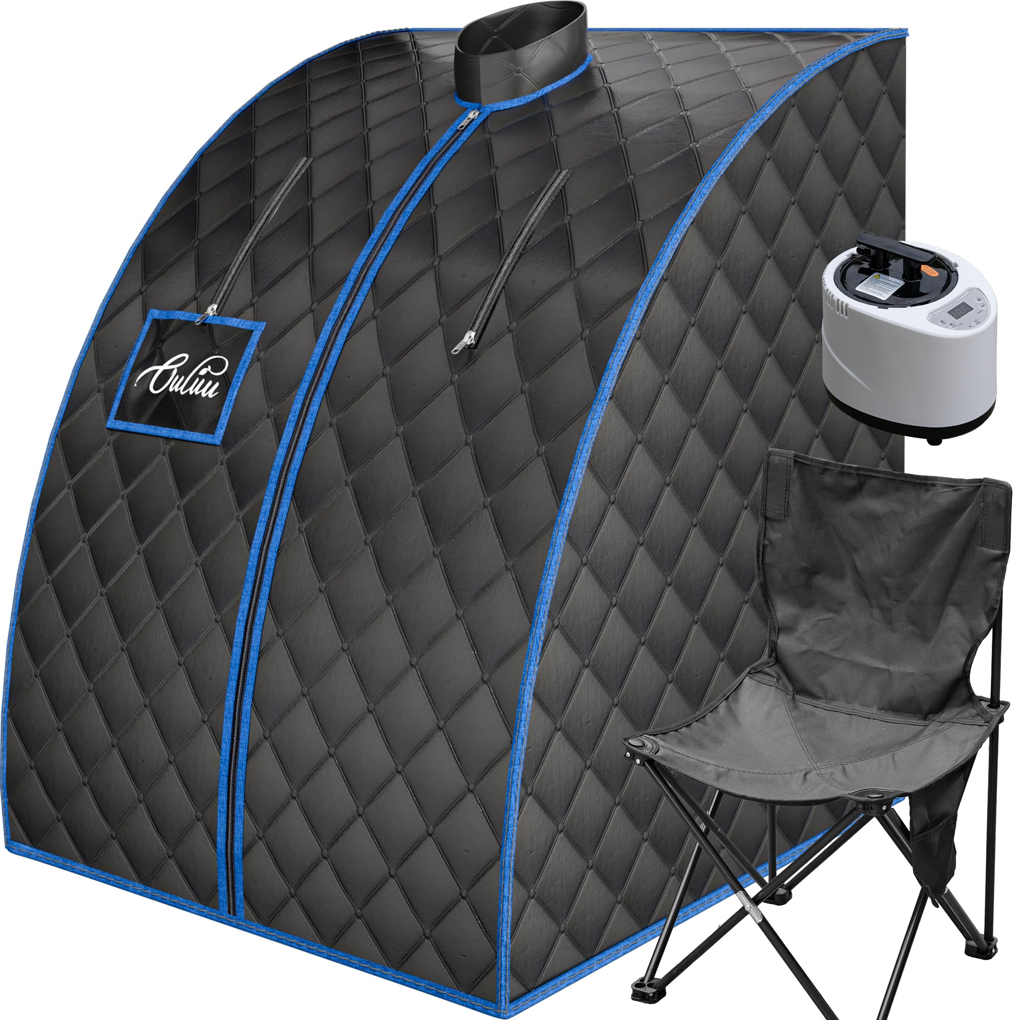 ouluu Portable Steam Sauna Box, Portable Sauna for Home with 2.6L ...