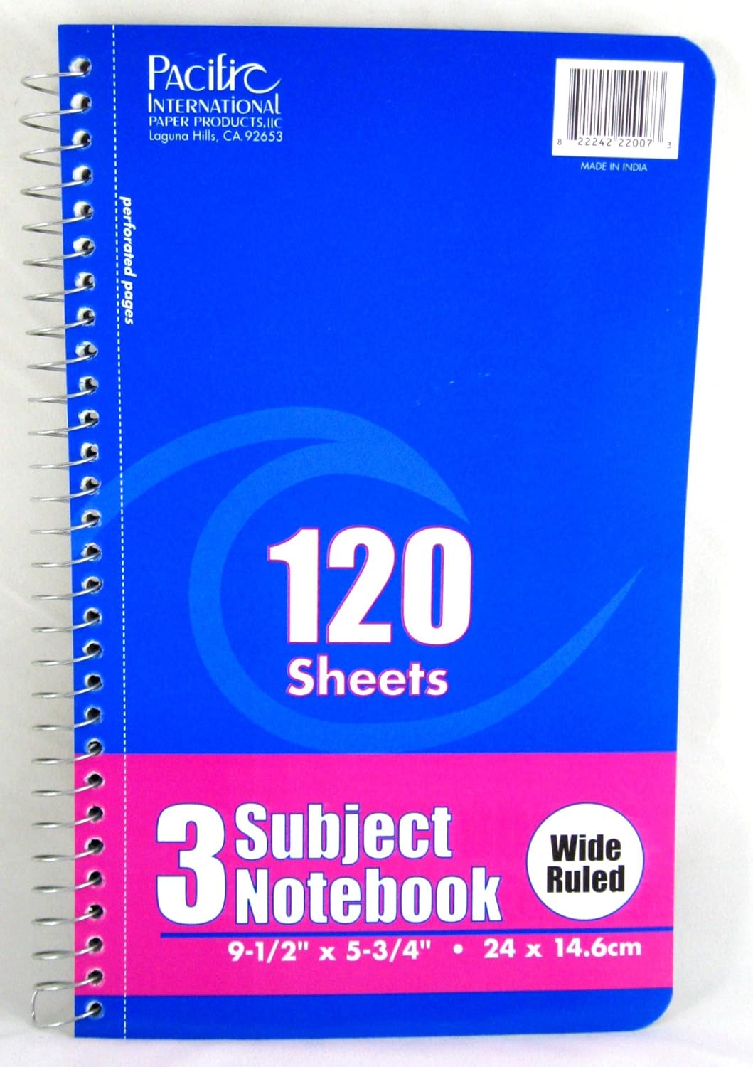 Amazon 6 Pk 3 Subject Notebook Wide Ruled 120 Sheets 9 1 2 X 5 amazon-6-pk-3-subject-notebook-wide-ruled-120-sheets-9-1-2-x-5