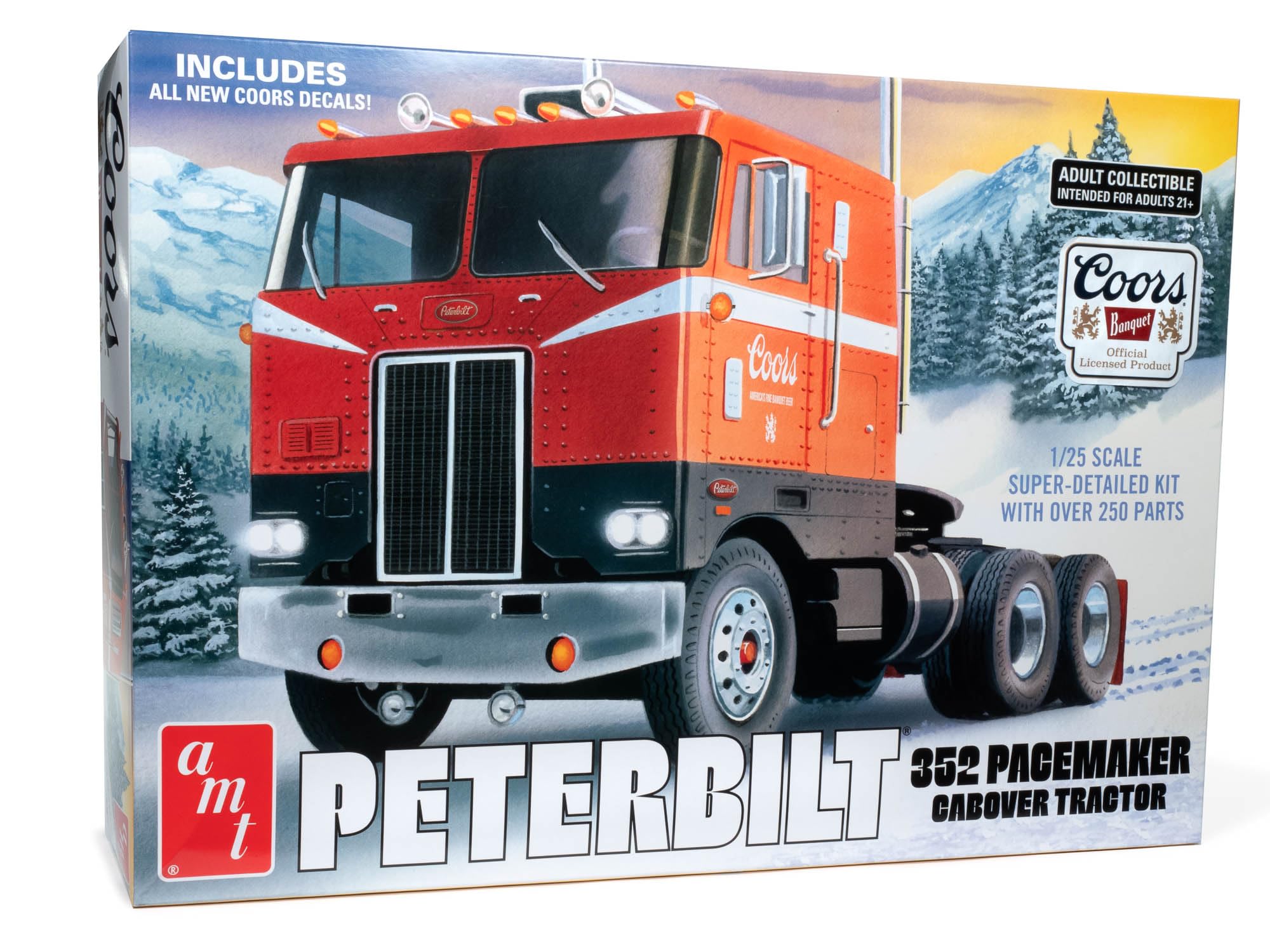 Mua AMT 1/25 Peterbilt 352 Pacemaker COE Coors Beer Plastic Model ...