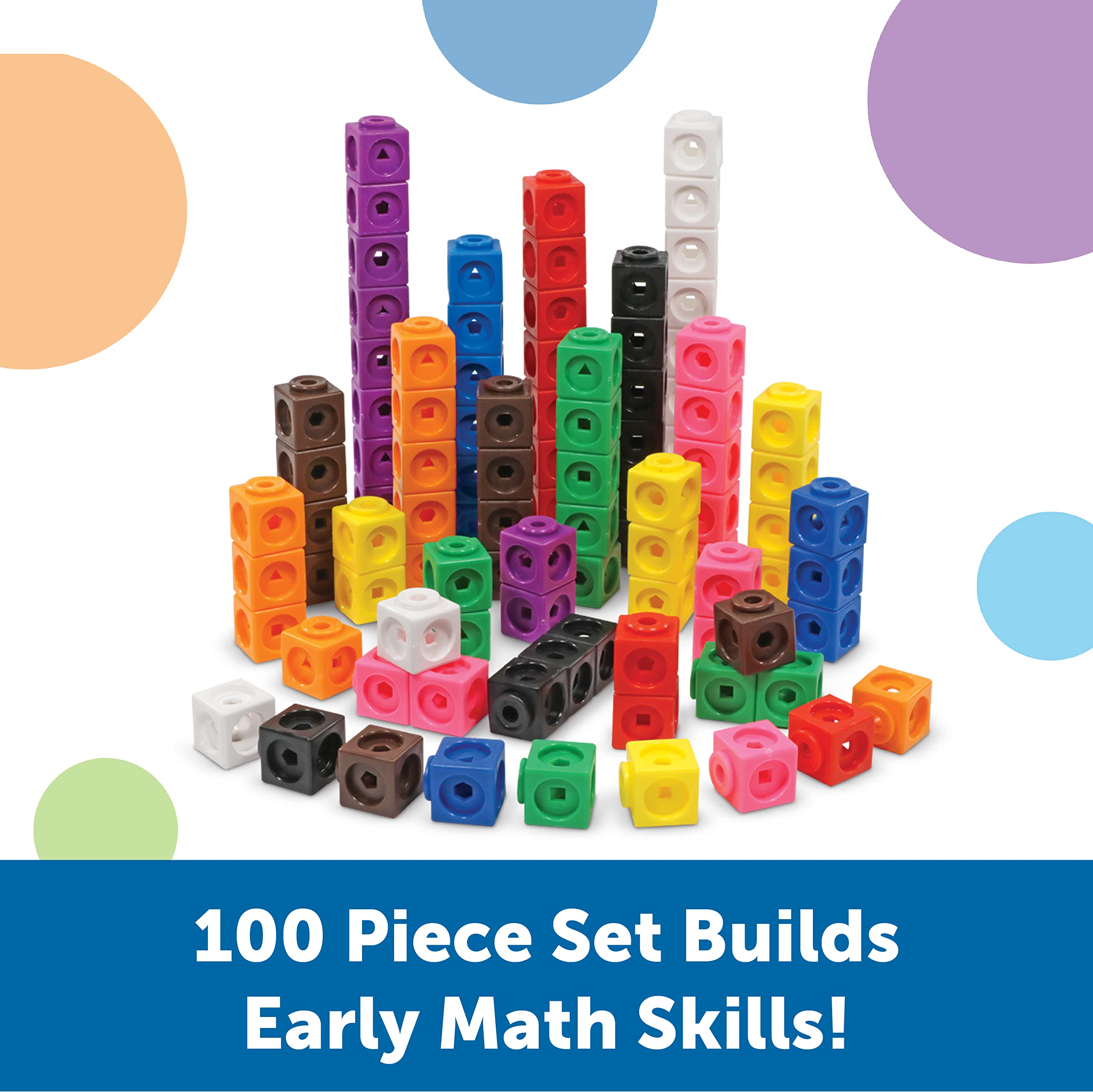 Mua Learning Resources MathLink Cubes - Set of 100 Cubes, Ages 5 ...