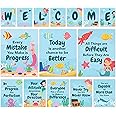 Amazon.com : Decorably 15 Under The Sea Welcome Sign Classroom Matte ...