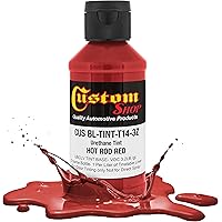 Amazon.com: Custom Coat 3 Ounce (Hot Rod Red Color) Urethane Tint ...