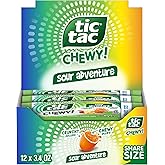 Amazon.com : Tic Tac Chewy Sour Adventure Candy, Bulk 24 Pack, Sour ...