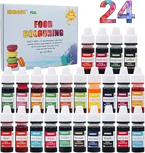 Colorante alimentario 24 colores, Colorante Alimentario Alta ...