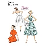 Amazon.com: Simplicity 8244 1950's Vintage Kimono Dress Sewing Pattern ...