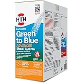 Amazon.com : HTH 52038 Swimming Pool Care Green to Blue, Advanced Shock System, 2-Step Swimming ...