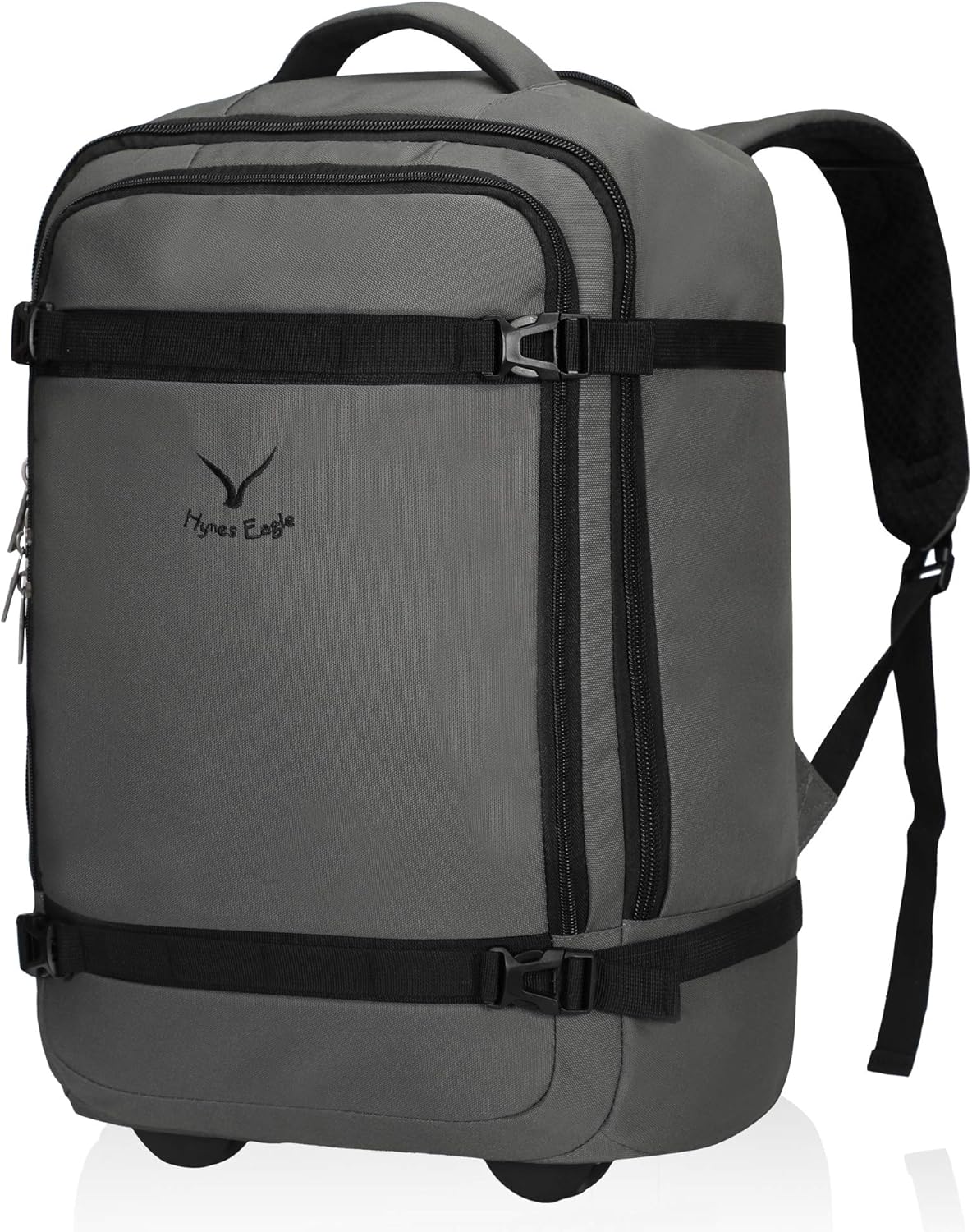 Hynes Eagle Carry on Trolley Backpack Flight Approved Bag Wheeled Hand ...