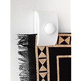 Amazon.com: 4 Large Quilt Hangers for Wall for Display, Wooden Rug ...