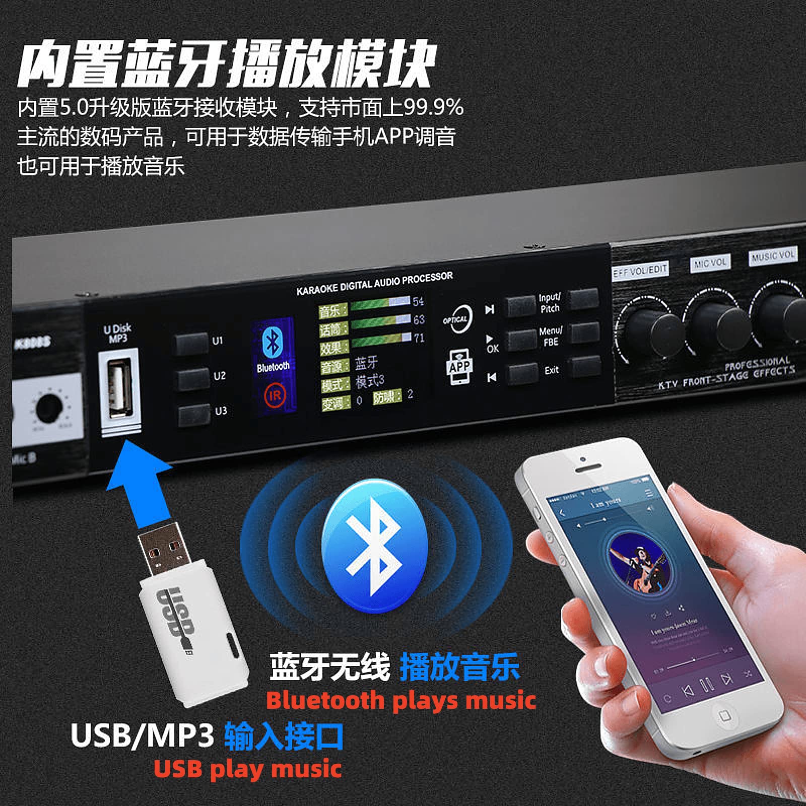 Mua Professional Karaoke Audio Processor, with Equalizer, Exciter ...
