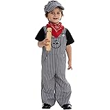 Amazon.com: Fun World Costumes Baby's Train Engineer Toddler Costume ...