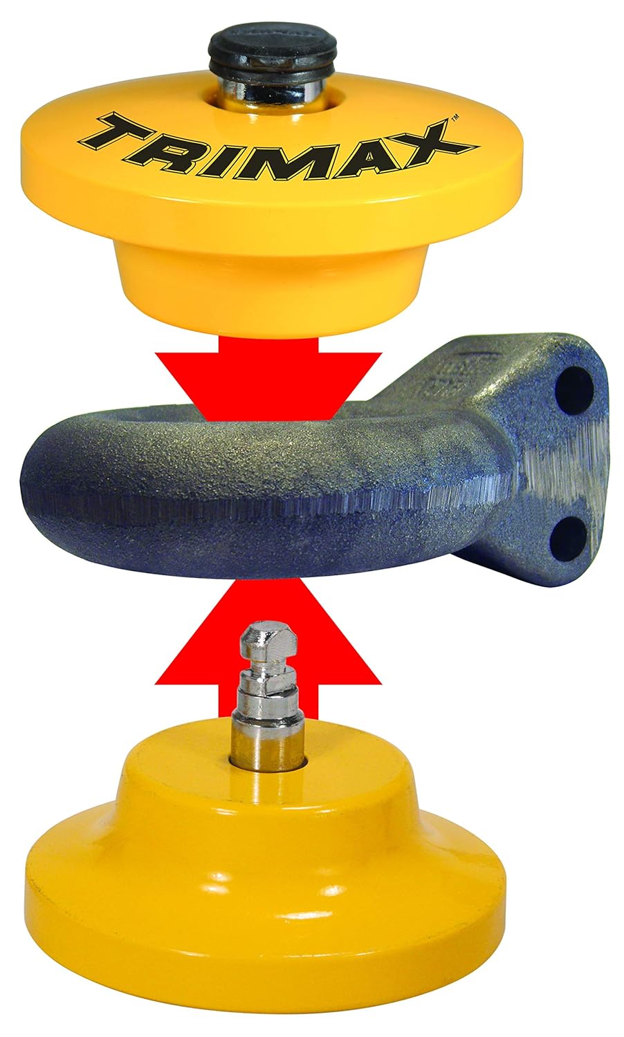 Exterior Accessories Trimax TLR51 Lunette Tow Ring Lock for Unattended ...