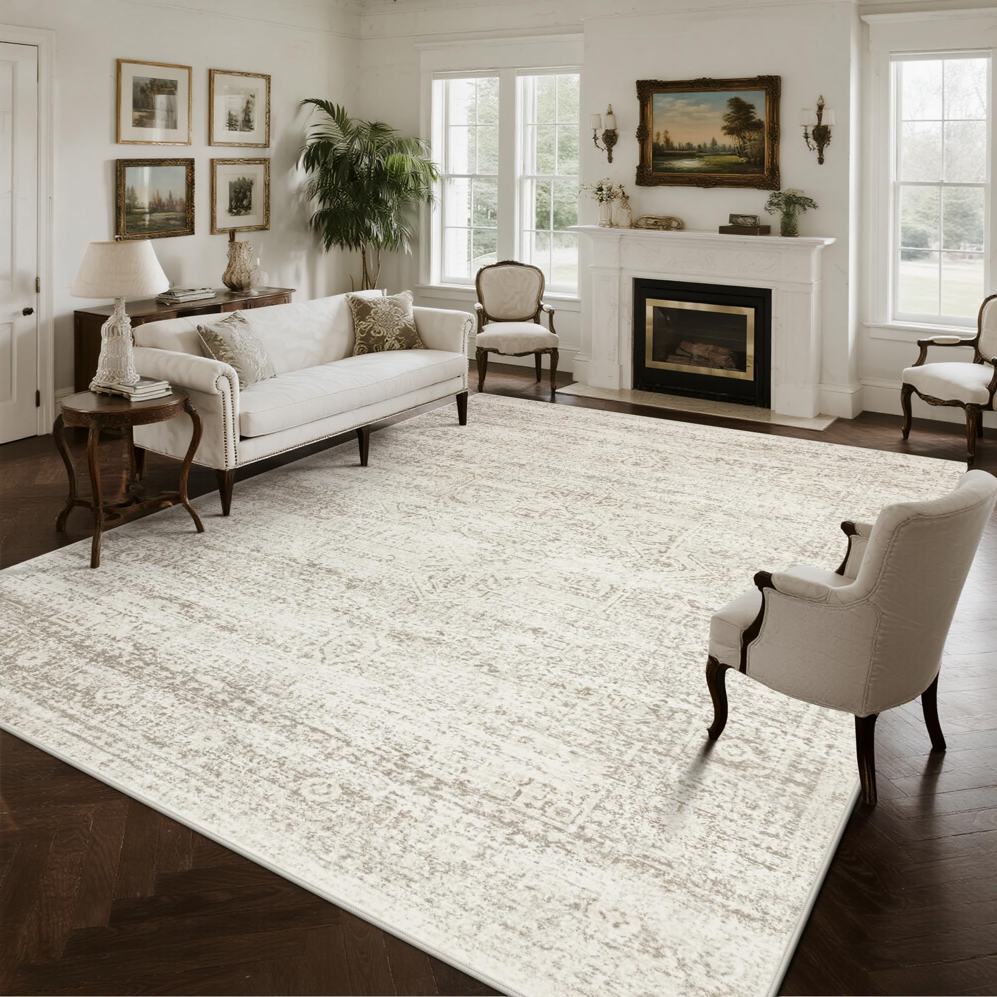 Srugn Washable Rugs 10x14 Area Rugs for Living Room,Rugs for Bedroom ...