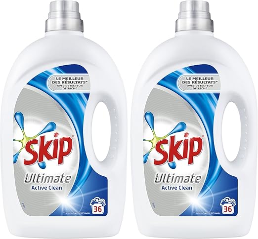 Skip Laundry Liquid Ultimate Active Clean 2,52L 36 Washes (Pack of 2 ...