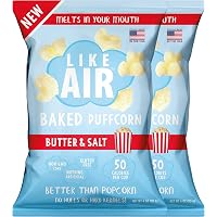 Amazon.com : Like Air Puffcorn (Classic) | 2 4oz Bags | 50 Calories Per ...