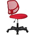 Amazon.com: Amazon Basics Kids Adjustable Mesh Low-Back Swivel Study ...