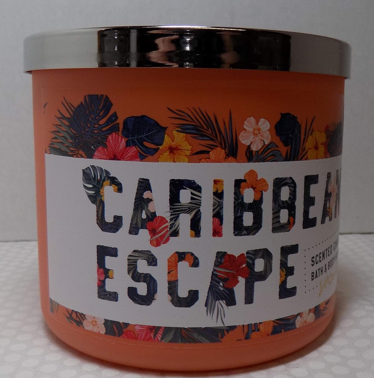 Amazon.com: Bath and Body Works Caribbean Escape 3 Wick Scented Candle ...
