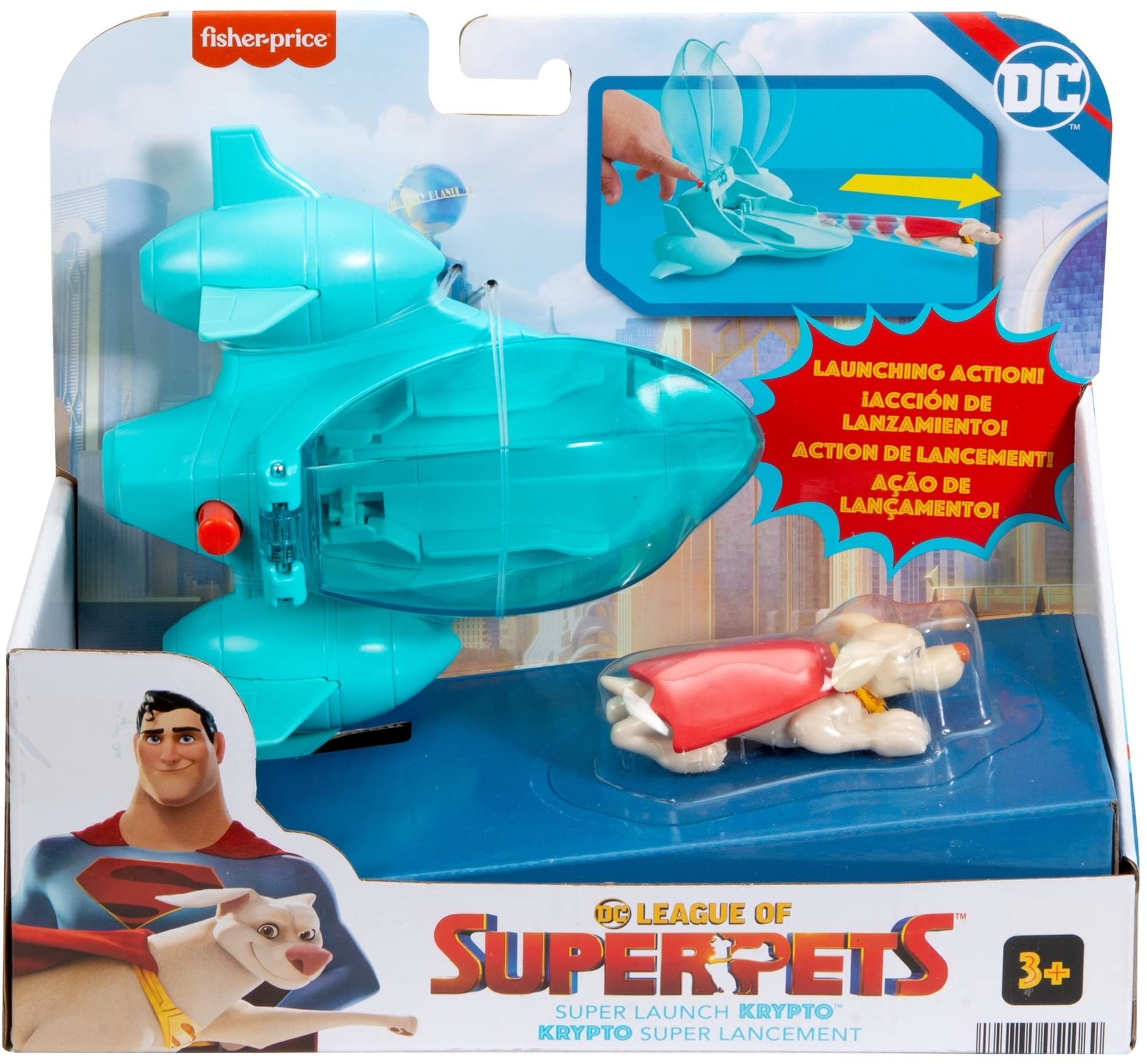 Mua DC League of Super-Pets Preschool Toy Super Launch Krypto Figure ...