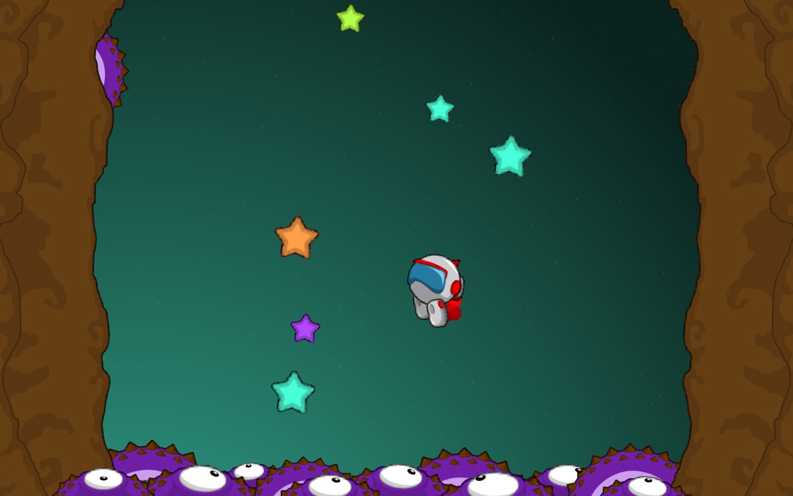 Astro Bouncer - Collect stars, and bounce around from wall to wall, but ...