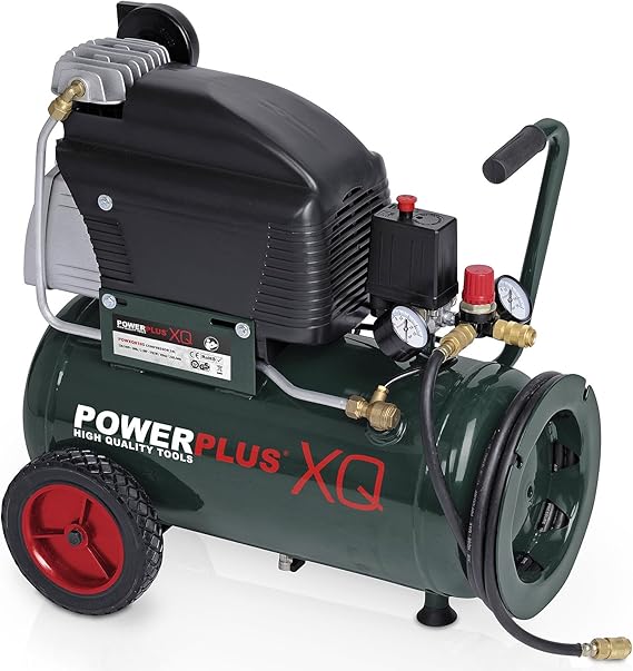 Powerplus - Compresor profesional (10 bar, 2,5 CV, 24 L, con control de ...