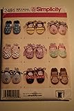 Amazon.com: Simplicity Sewing Pattern 2278 Misses' and Baby's Shoes ...