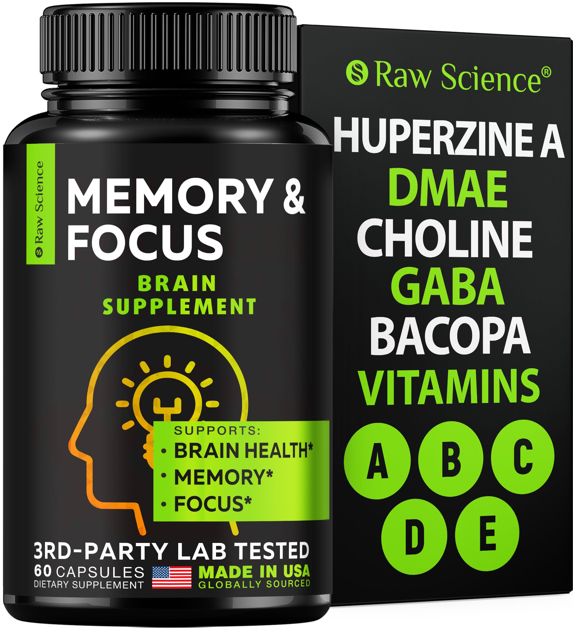 Mua Nootropics Brain Supplements for Memory & Focus with Huperzine A ...